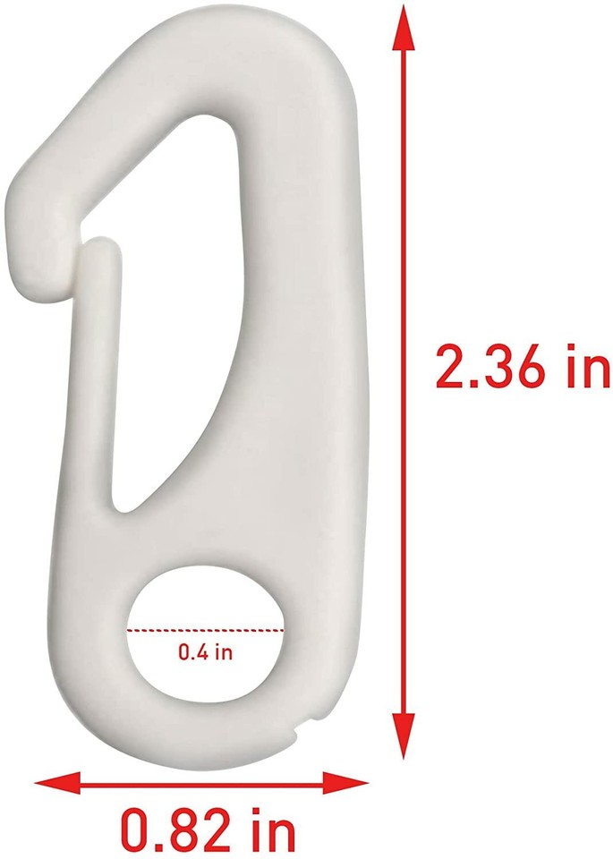 8 Pcs Durable Flag Pole Clip Snap Hooks Nylon Flag Clips Flag Pole ...