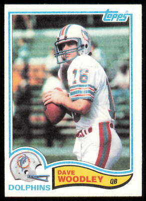 1982 Topps Football #140 David Woodley Miami Dolphins | eBay