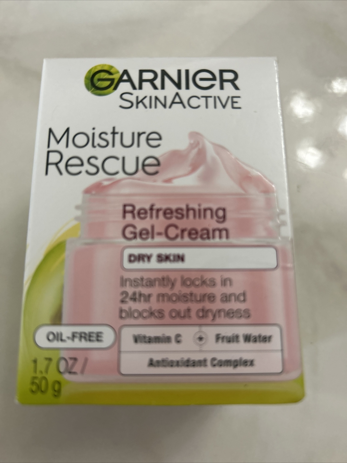 GARNIER MOISTURE RESCUE REFRESHING GEL-CREAM FOR DRY SKIN 1.7 OZ - NEW ...