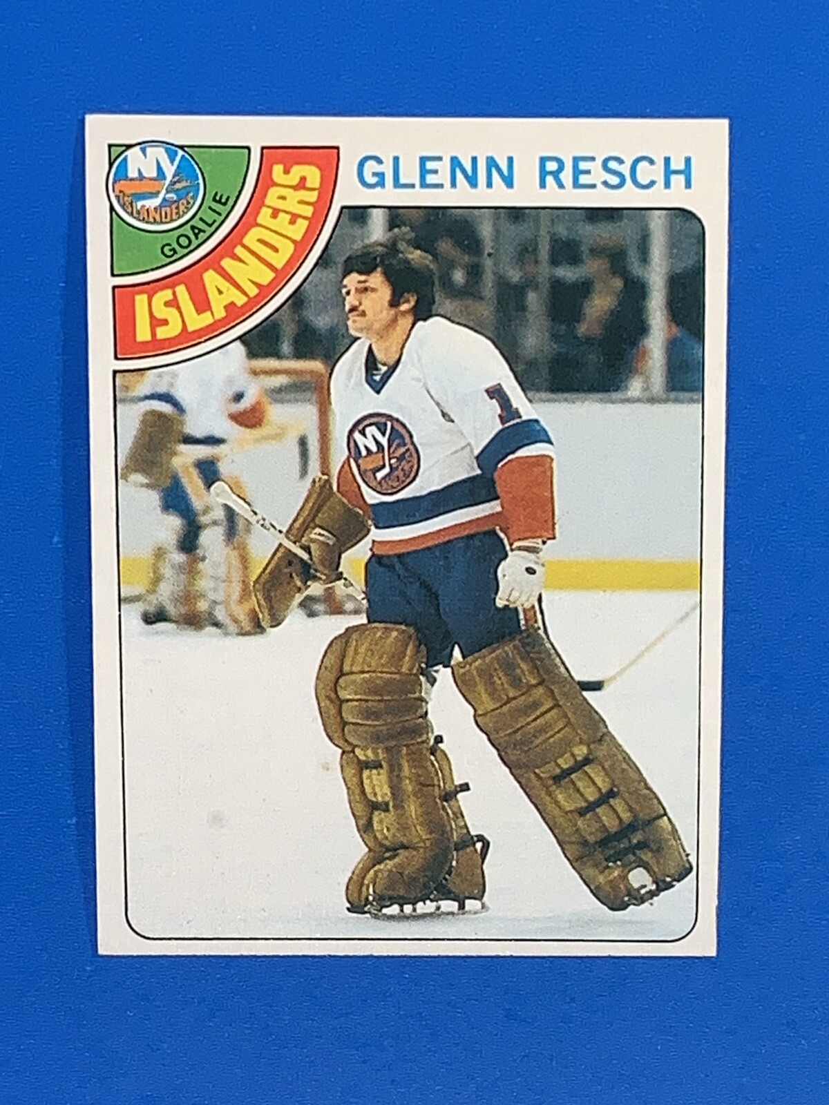 1978-79 Topps Glenn "Chico" Resch Hockey Card #105 New York Islanders ...