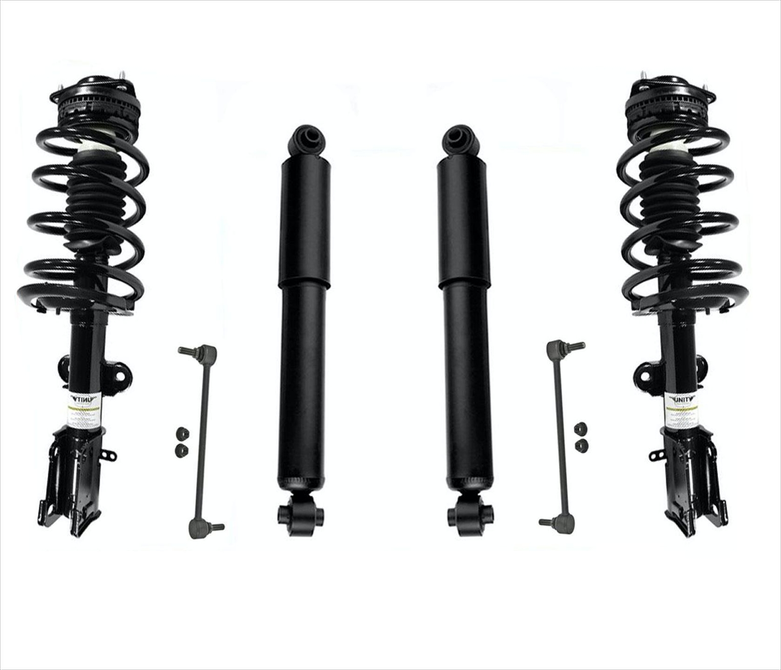 Front Complete Struts Rear Shocks and Links for Dodge Grand Caravan 08 ...