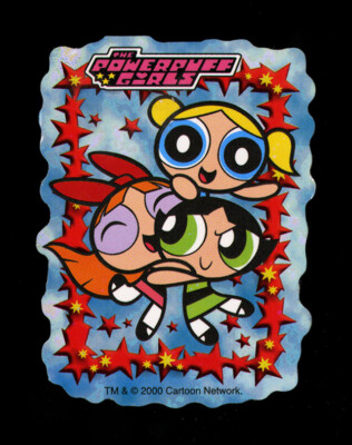 2000 A&A GLOBAL INDUSTRIES CARTOON NETWORK POWERPUFF GIRLS DIECUT PROMO ...
