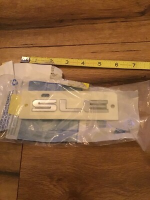 OEM "SLE" Chrome Emblem badge crest sign GM 23463257 New | eBay