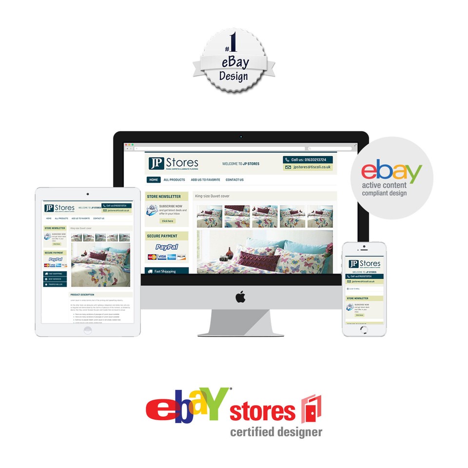 Ebay Store & Listing Template Professional Fully Custom 2026 LOGO ...