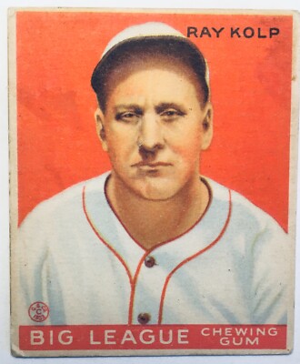 1933 Goudey Ray Kolp #150 EX | eBay
