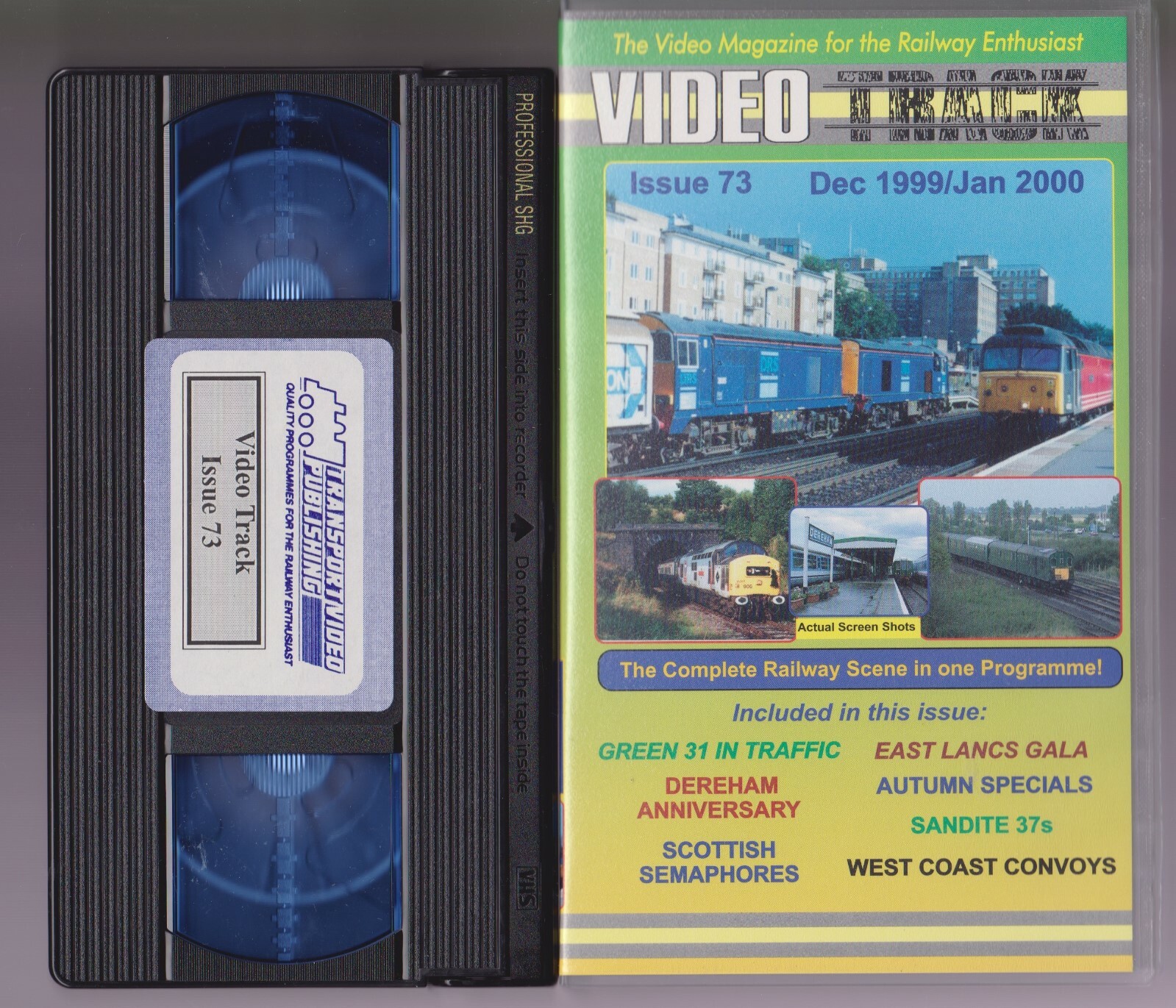 Video Track VHS Video Tapes - Various titles 9 to 107 ~ Railway Video ...