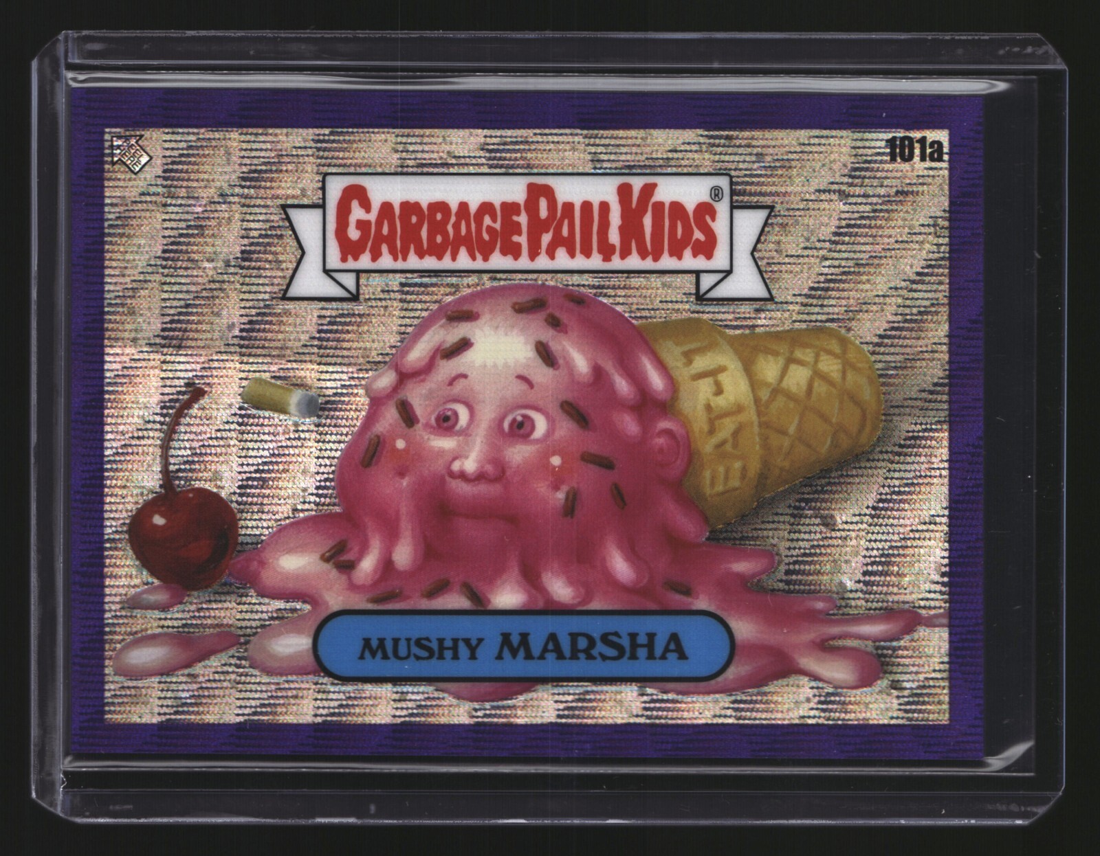 Garbage Pail Kids MUSHY MARSHA 101a (2020 GPK Chrome Series 3) Purple ...
