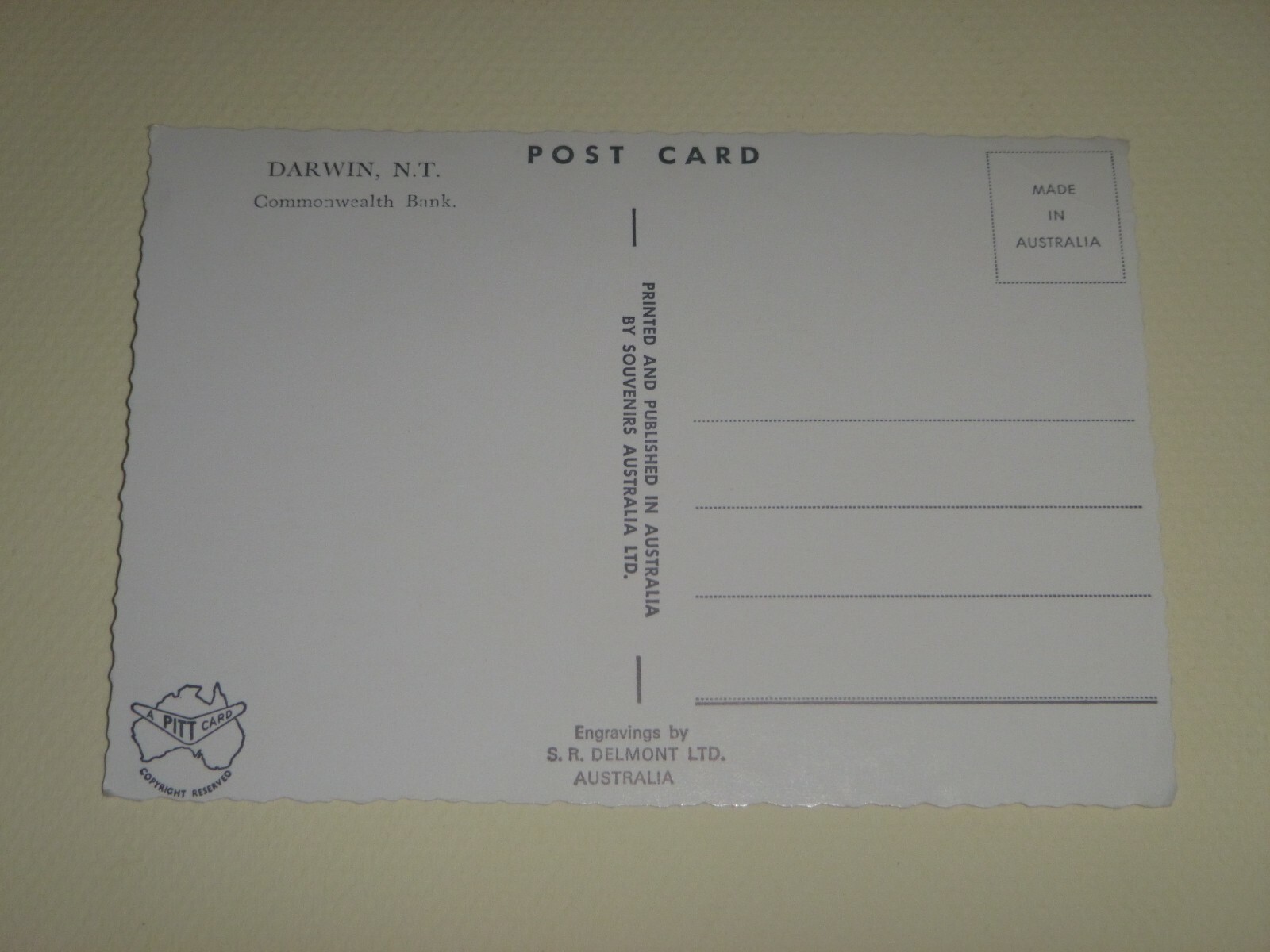 Darwin Commonwealth Bank Postcard 1950's/60's | eBay Australia