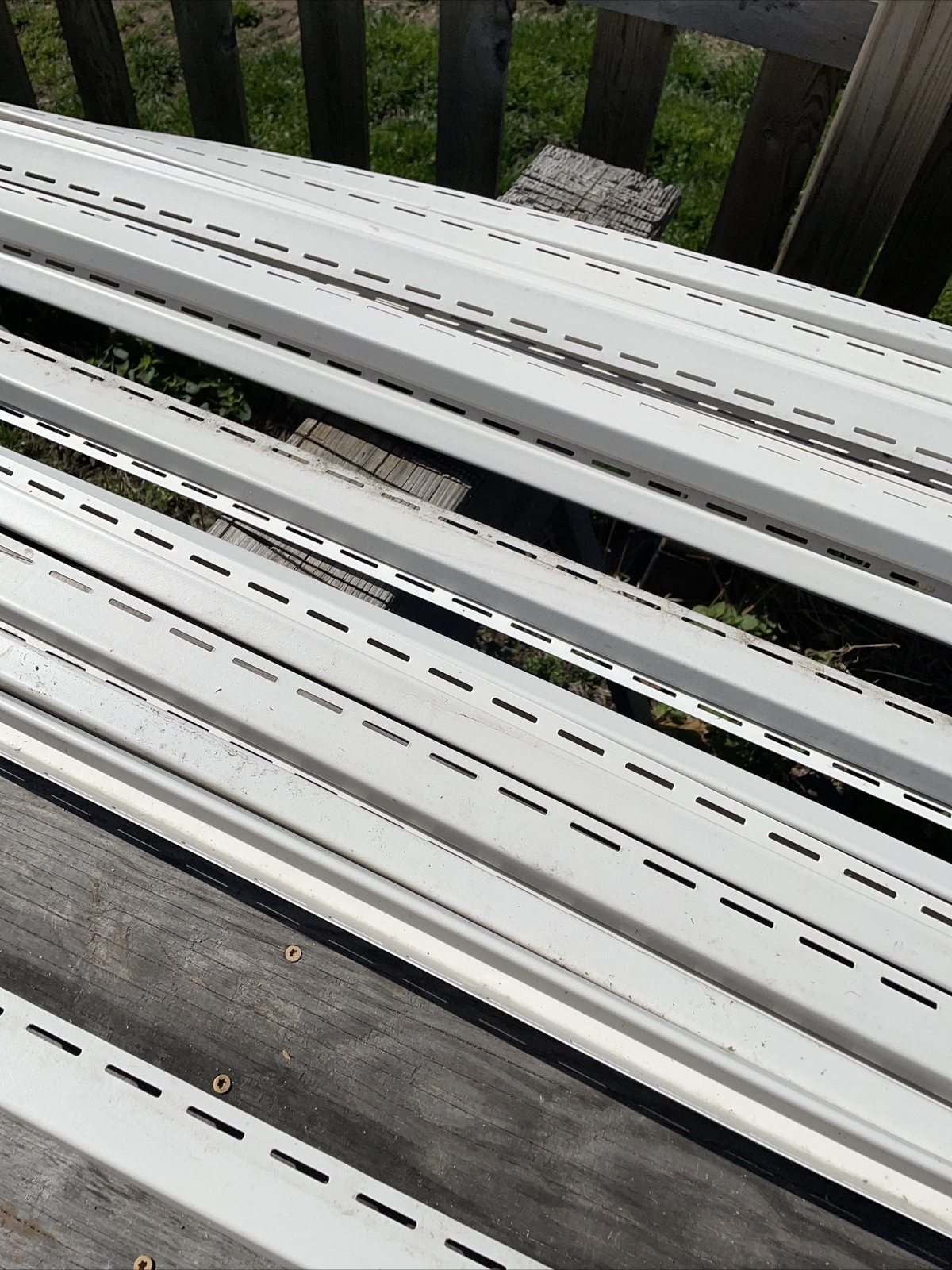 White /Herringbone vinyl J channel,unmarked. 1”x 1”x1 3/4”. | eBay