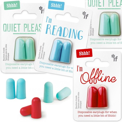 A PAIR DISPOSABLE FOAM EAR PLUGS Office Reading Book Sleeping Care ...
