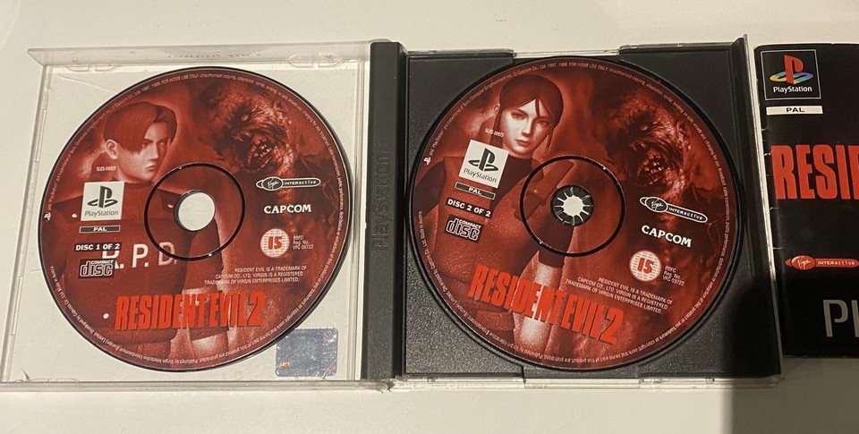 Resident Evil 2 PS1 Sony PlayStation Survival Horror Double Disc | eBay UK