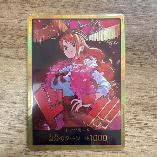 Nami Super Parallel Don Gold Don ONEPIECE Don Card Heroine | eBay