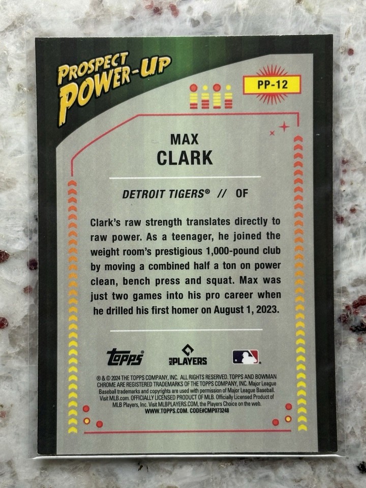 2024 Bowman - Prospect Power-Up Max Clark #PP-12 (RC) | eBay
