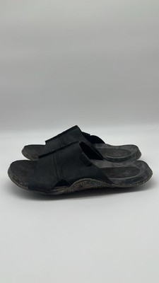 Cushe Argos Leather Sandals/ Slides Men’s Size 9 Black NEW (UM01327 ...