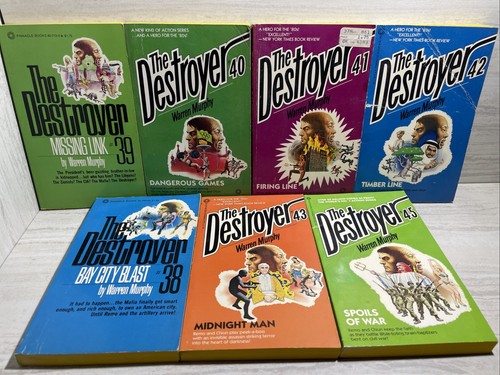 7 Books by Warren Murphy The Destroyer Series Timber Line Bay City ...