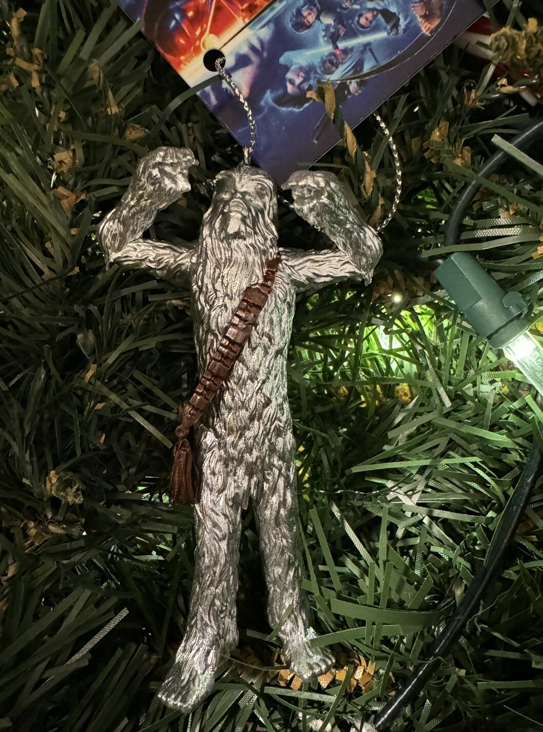 NEW Metallic Chewbacca Chewy Star Wars Christmas Tree Ornament (Special ...