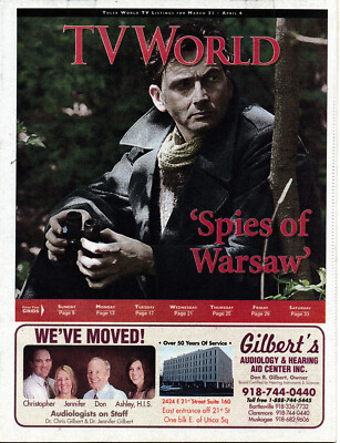 TV WORLD Magazine March 31-April 6 2013 David Tennant Spies of Warsaw ...