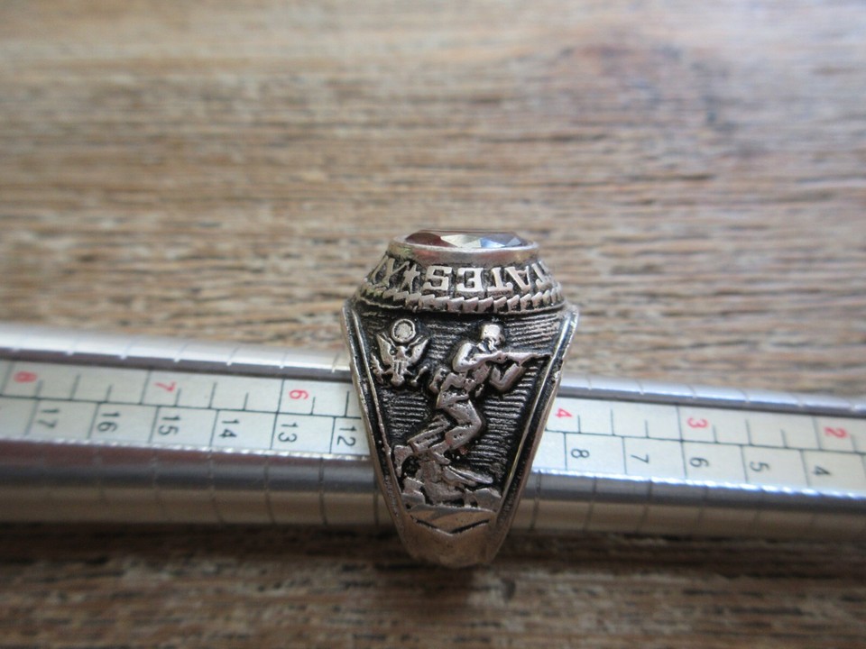 Us Army Navy Seals Usmc Paratrooper Airborne Division Insignia Ring ...