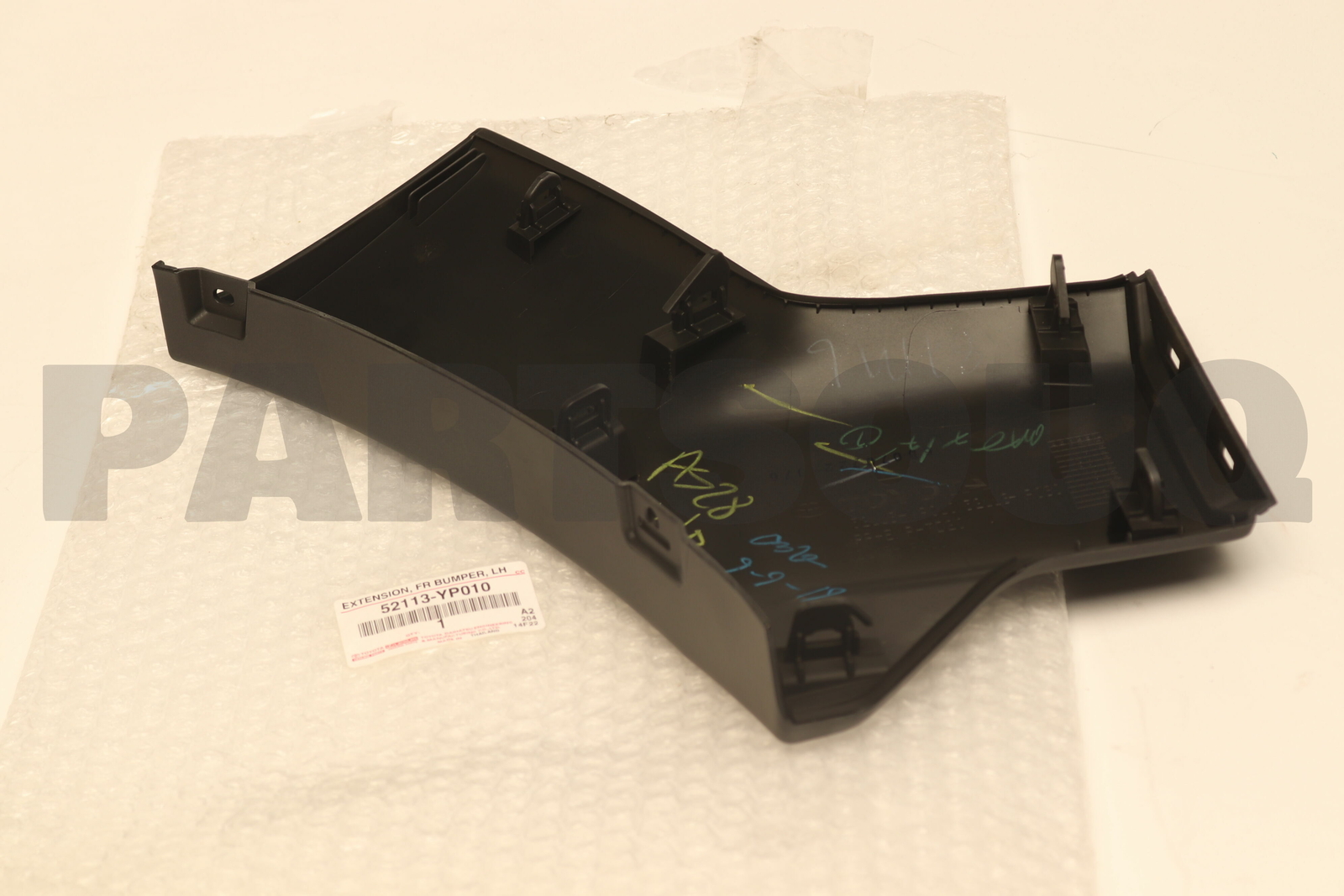 52113YP010 Genuine Toyota EXTENSION, FR BUMPER 52113-YP010 | eBay