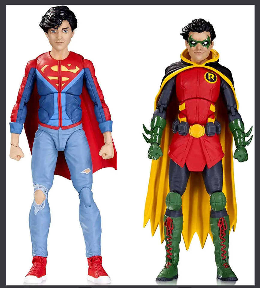 DC Icons "Super Sons": Robin & Superboy Action Figure | eBay