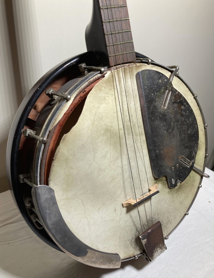 Vintage KAY 4 String Banjo With Case | eBay