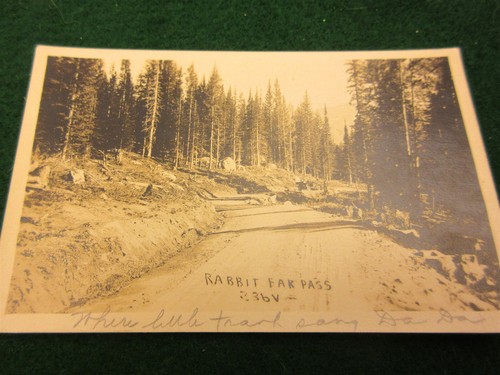 Rabbit Ear Pass postcard Oregon dirt road 1920's? #2712ME | eBay