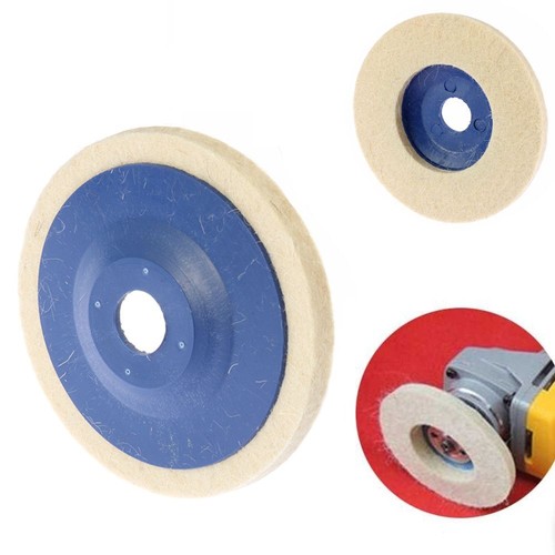 Buffing Pads Waxing Pad Felt Disc Wool Wheel Angle Grinder Polishing ...