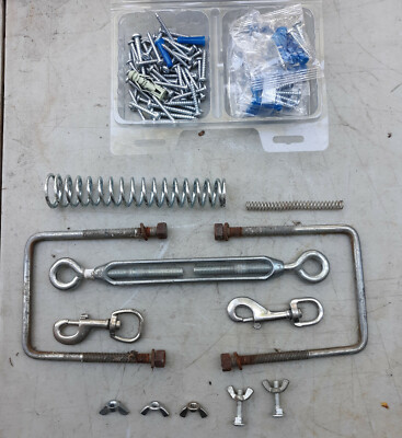 20MM47 ASSORTED HARDWARE: SPRINGS, ANCHORS, U-BOLTS, TENSIONER, ET AL ...
