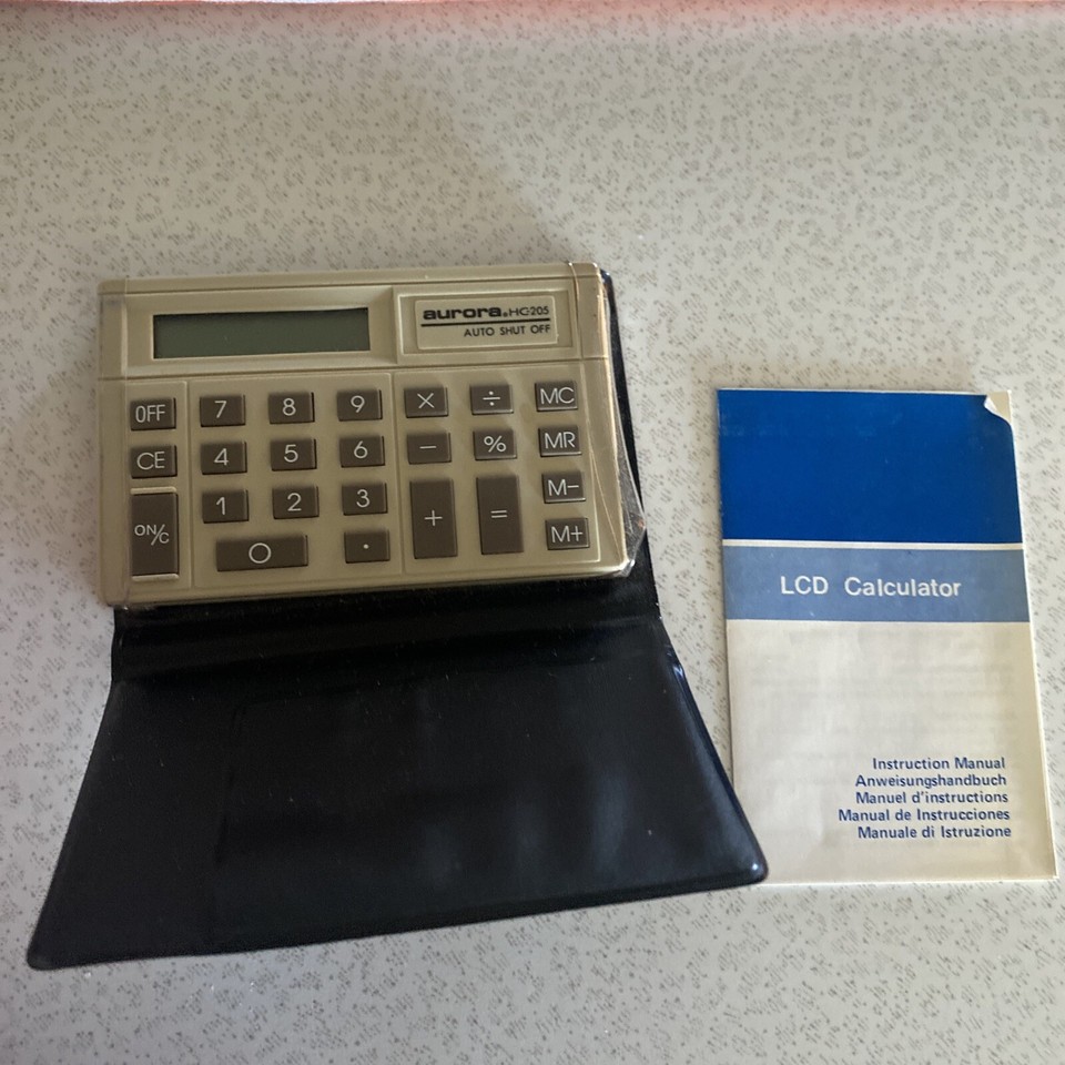 Aurora HC-205 Mini Calculator | eBay