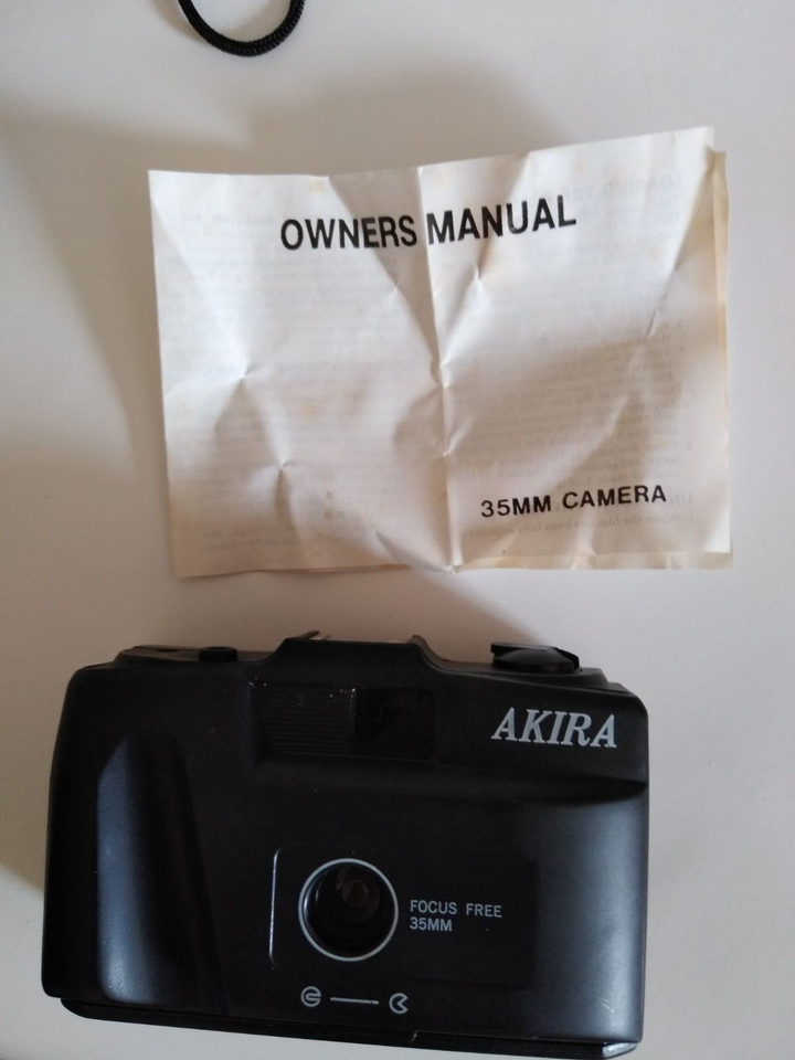 Vintage. Akira black TC - 305 35mm Camera Auto Fix Focus 50mm Lens. In ...
