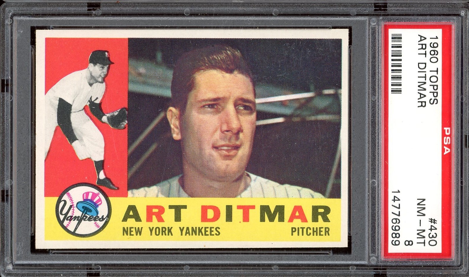 1960 Topps Baseball #430 Art Ditmar PSA 8 | eBay