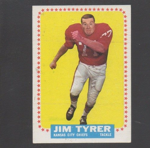 1964 Topps Football Card #108 Jim Tyrer-Kansas City Chiefs. | eBay