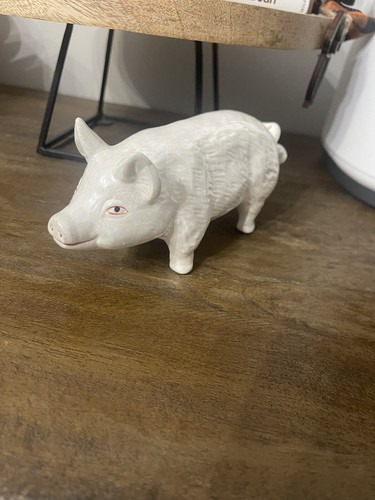 Vintage Genuine White Pink Piggy Farmhouse Made In Taiwan Rare Unique ...