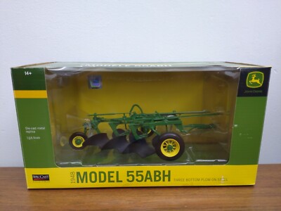 1/16 Spec Cast John Deere Three Bottom Plow on Rubber Model 55ABH | eBay