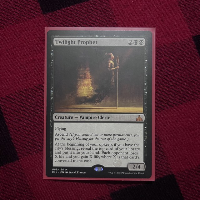 MTG Twilight Prophet The List - Rivals of Ixalan 88/196 Regular Mythic ...