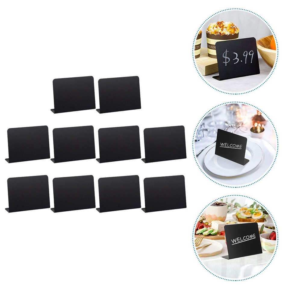 10 Pcs Blackboards for Restaurant Mini Chalk Signs Chalkboards Tabletop ...