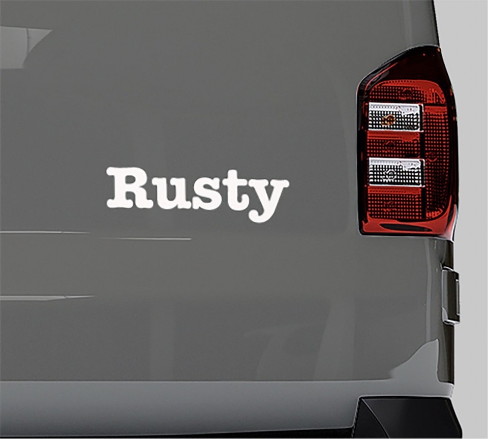 Custom Camper Van Stickers x 4, Camper Van Name Decal, Motohome Caravan ...
