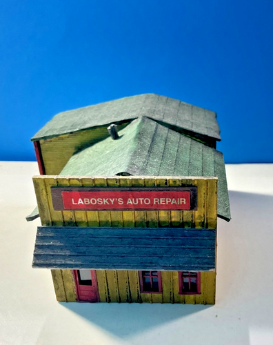 N SCALE BUILDING LABOSKY’S AUTO REPAIR (wood) | eBay