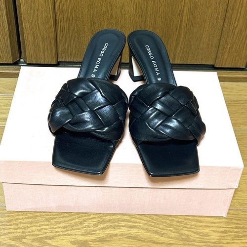 Corso Roma 9 Women's Mules 23.5cm Black Mint Slip-On Shoes | eBay