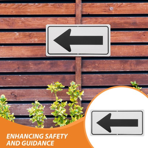 3 Pcs Reflective Arrow Sign Traffic Aluminum Arrows Outdoor Directional ...