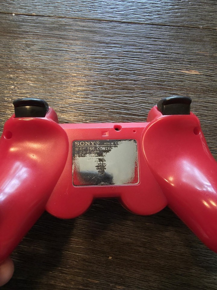 Sony Playstation 3 Dualshock 3 Sixaxis RED Controller CECHZC2U PS3 OEM ...