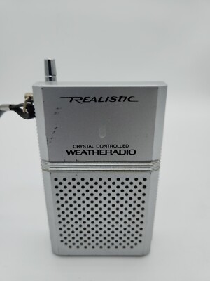 Weather Radio Crystal Controlled Realistic Radio Shack Model 12-151A | eBay