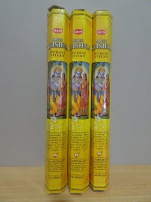 Shree Krishna Incense 3 Packs x 20 Sticks HEM Hex Free Post AU | eBay ...