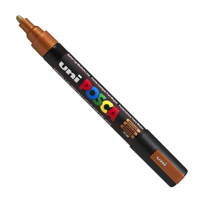 Marker Posca Bronze PC5M Tip Conical Medium | eBay