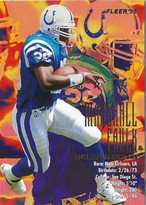 1995 Fleer Marshall Faulk - Indianapolic Colts | eBay