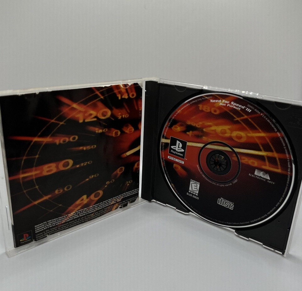 Need for Speed 3 Hot Pursuit PS1 Sony PlayStation Black Label Complete ...