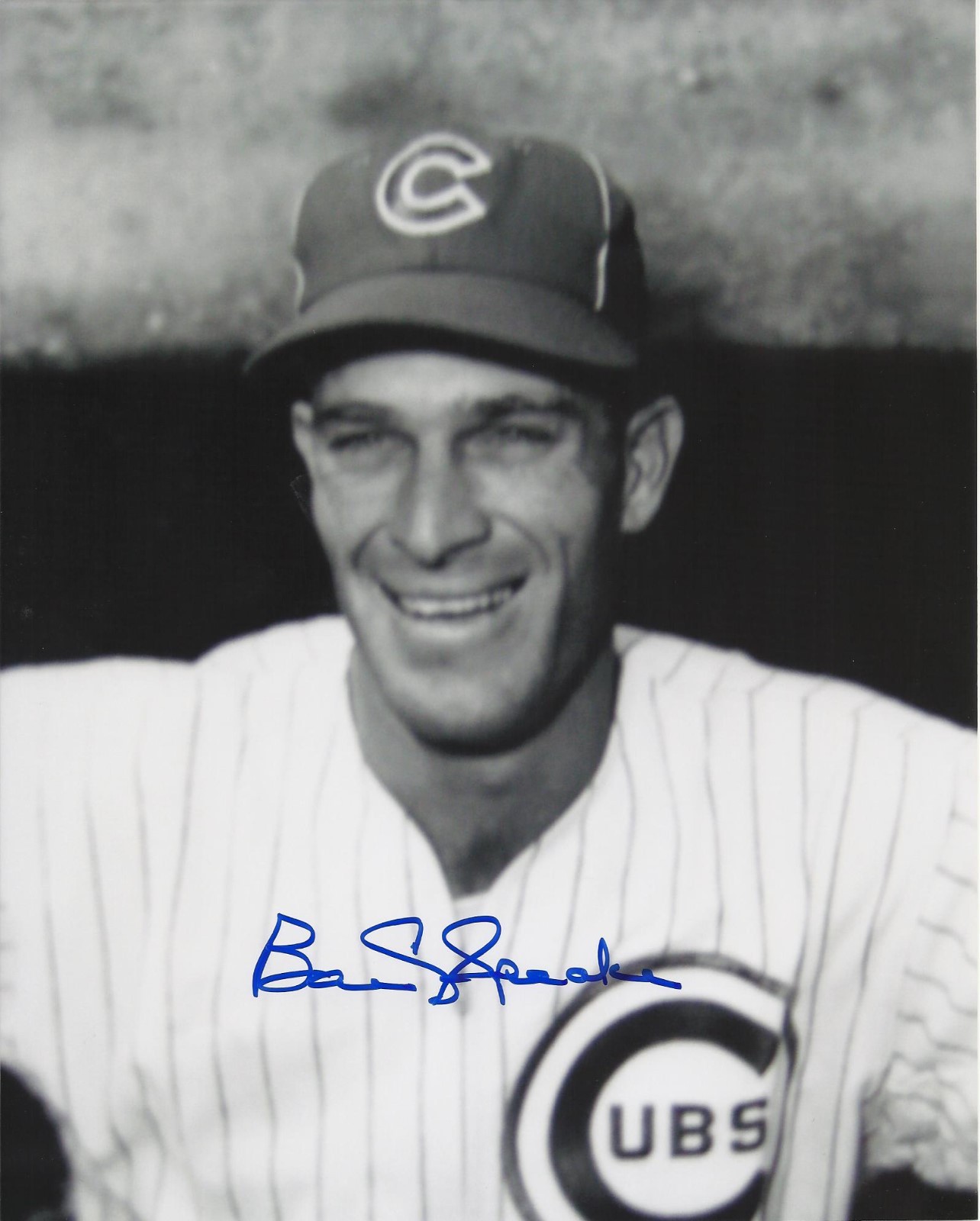 Bob Speake 1955 1957 Chicago Cubs Wrigley Field Autographed 8x10 Photo ...