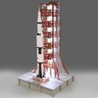 ROCKET LAUNCHING PAD W/ OPERATING SMOKE!(( Ho))GAUGE ((HO))SCALE NASA ...