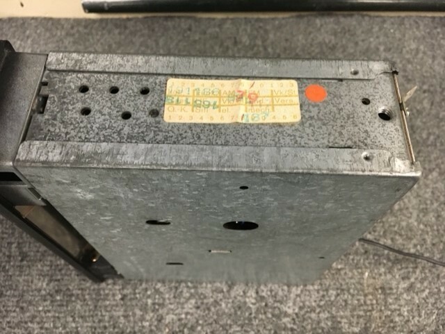 BECKER EUROPA RADIO/CASSETTE Tape Deck needs service NG - stereo light ...