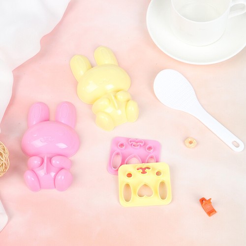 3PCS DIY Cute Smile Sandwich Tool Sushi Nori Rice Mold Decor Cutter ...